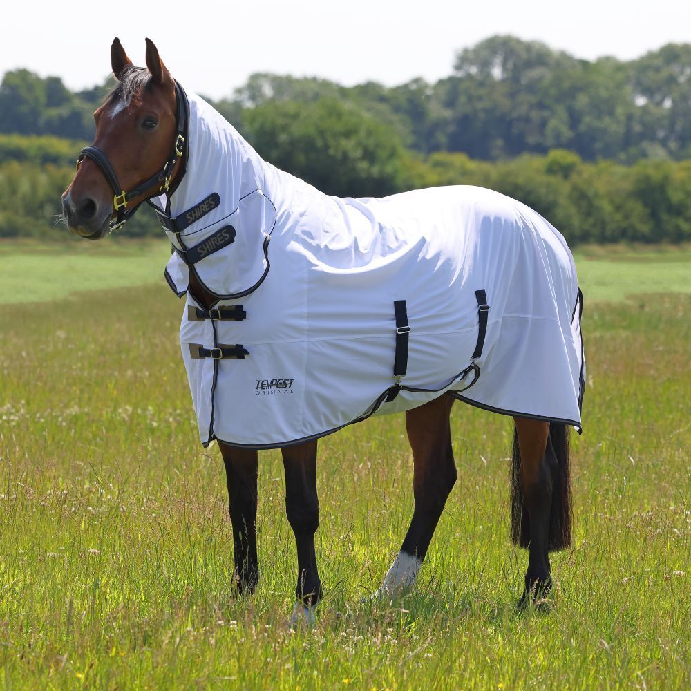Shires tempest original flugtäcke - white/navy
